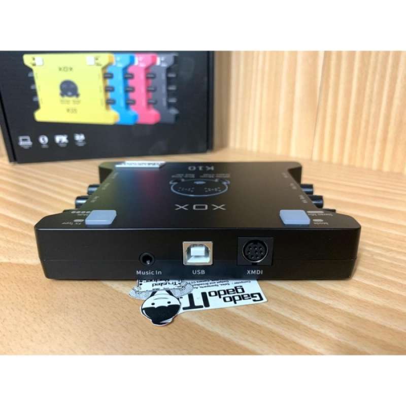 Promo Sound Card External Xox K10 Mini Studio Card K-10 Home Recording ...