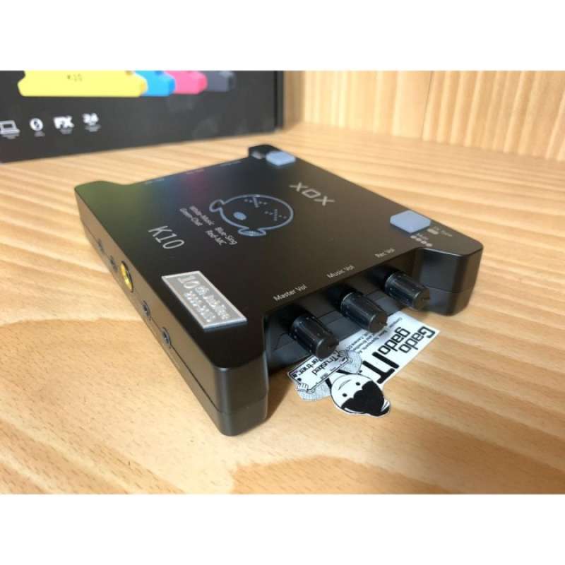 Promo Sound Card External Xox K10 Mini Studio Card K-10 Home Recording ...