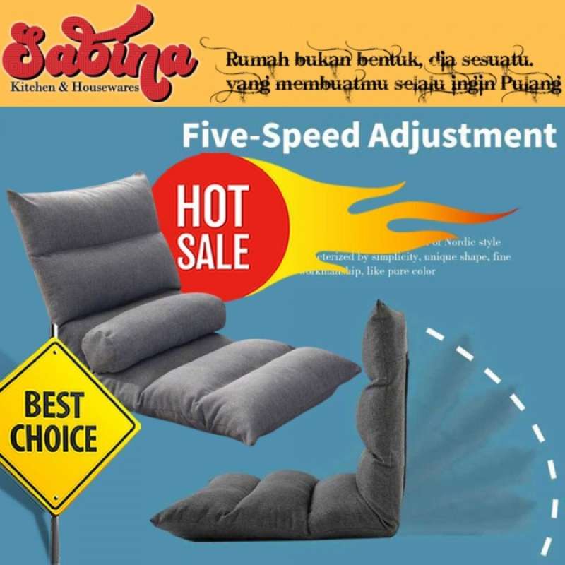 Promo Kursi Lipat Sofa Folding Lounger Home Lazy Sofa Adjustable 6 ...