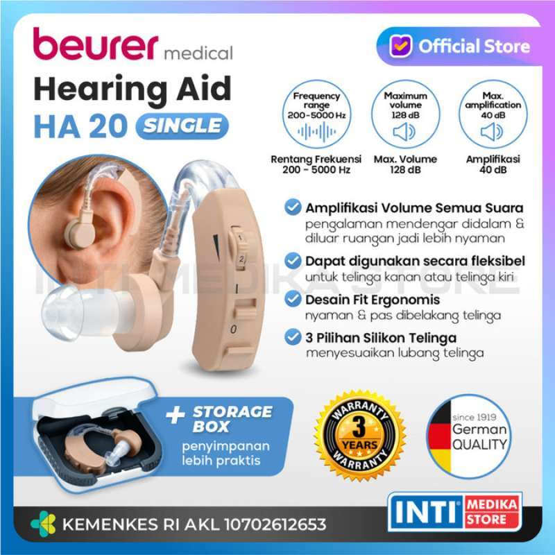 Jual Beurer - Hearing Aid Ha20 | Alat Bantu Dengar Beurer Di Seller More-id - Cengkareng Timur ...