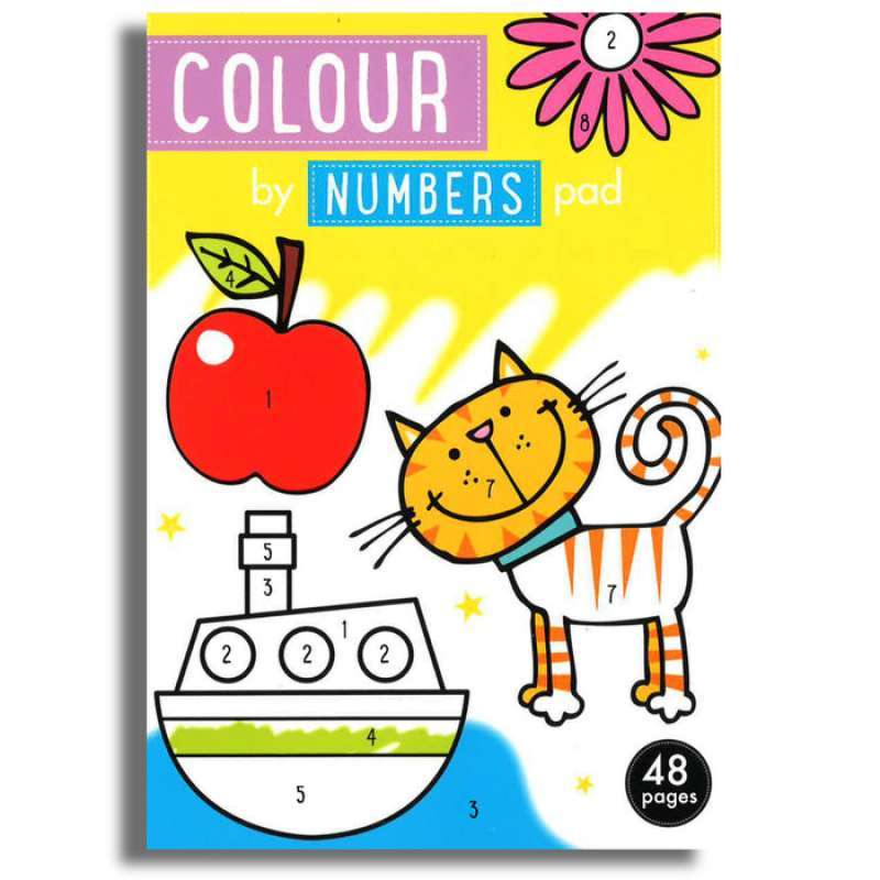 Jual Color By Numbers Kids Activity Coloring Book Di Seller Rumix ...