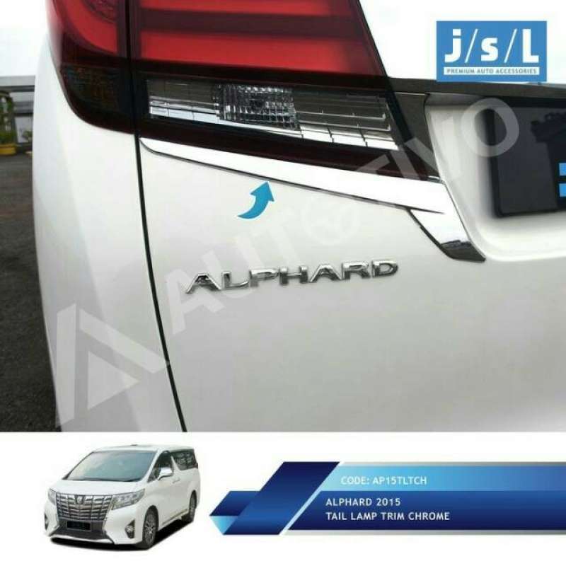 Promo Otomotif Aksesoris Eksterior Mobil Tail Lamp Trim All New Alphard ...