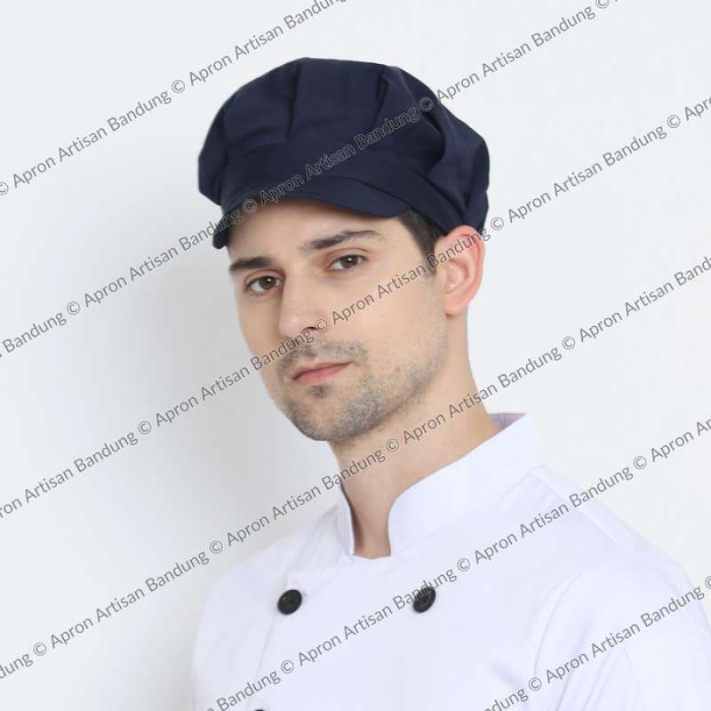 Jual Topi Chef Koki Masak Berlipat Dewasa Bahan American Drill - Kopi ...