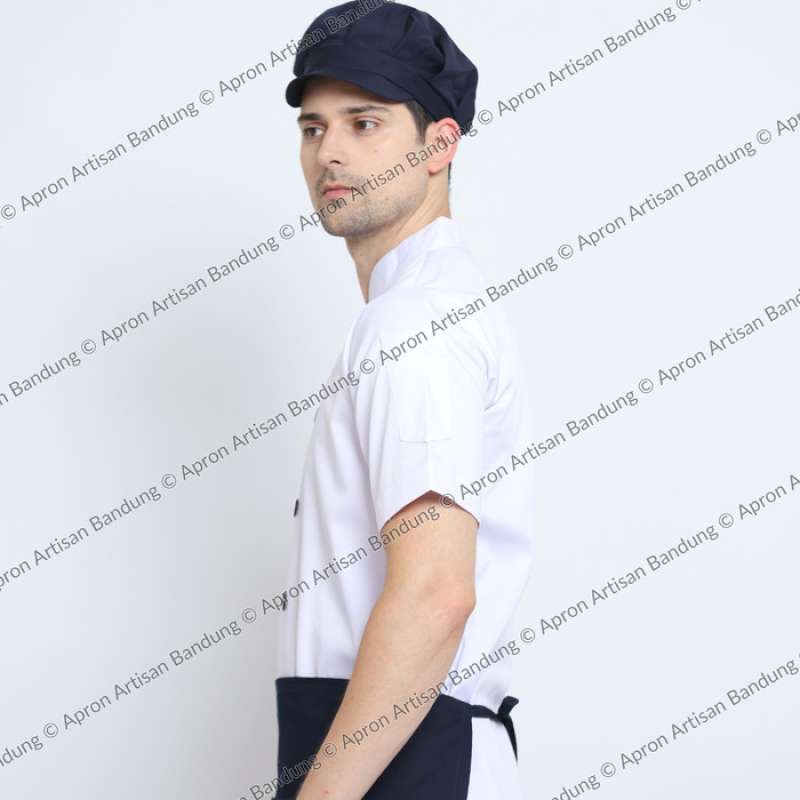 Jual Topi Chef Koki Masak Berlipat Dewasa Bahan American Drill - Kopi ...