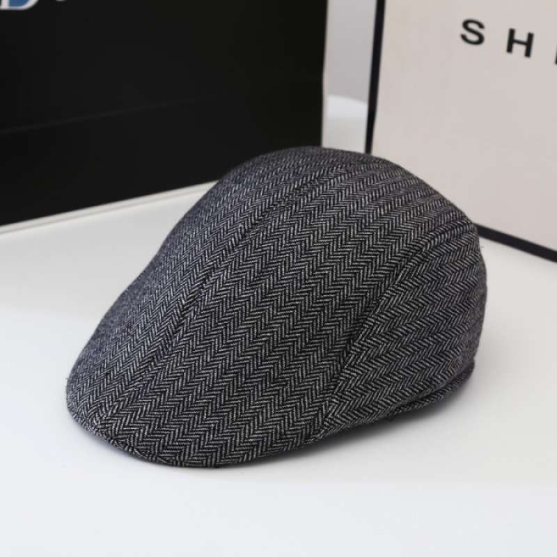 Jual Topi Vintage Peaky Blinders Topi Baret Newsboy Topi Pelukis Flat ...