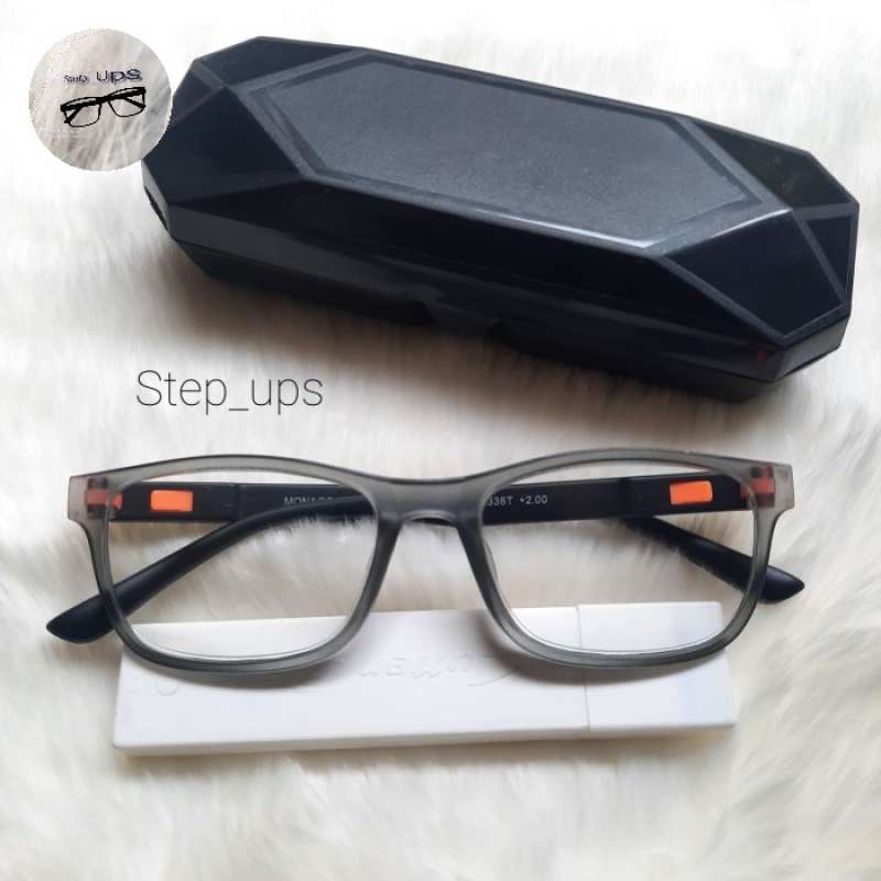 Jual Kacamata Baca Plus Formal Sporty Frame Ringan Persegi Lentur ...