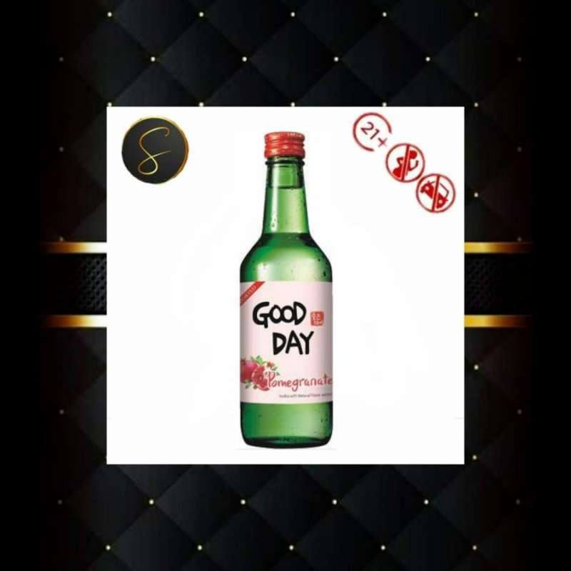 Jual 1 Krat / Dus 20 Botol Soju Goodday / Good Day Red ( Pomegranate ...