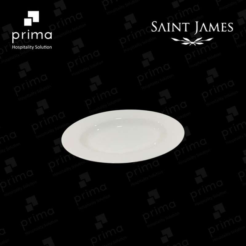 Promo St James President Oval Plate | Piring Saji Oval 23x18.1x2.2 Cm ...