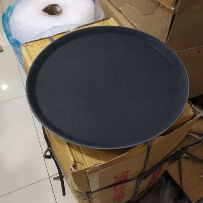 Promo Nampan Bulat Anti Slip 45cm, Nampan Anti Slip Tray 45cm Bulat ...