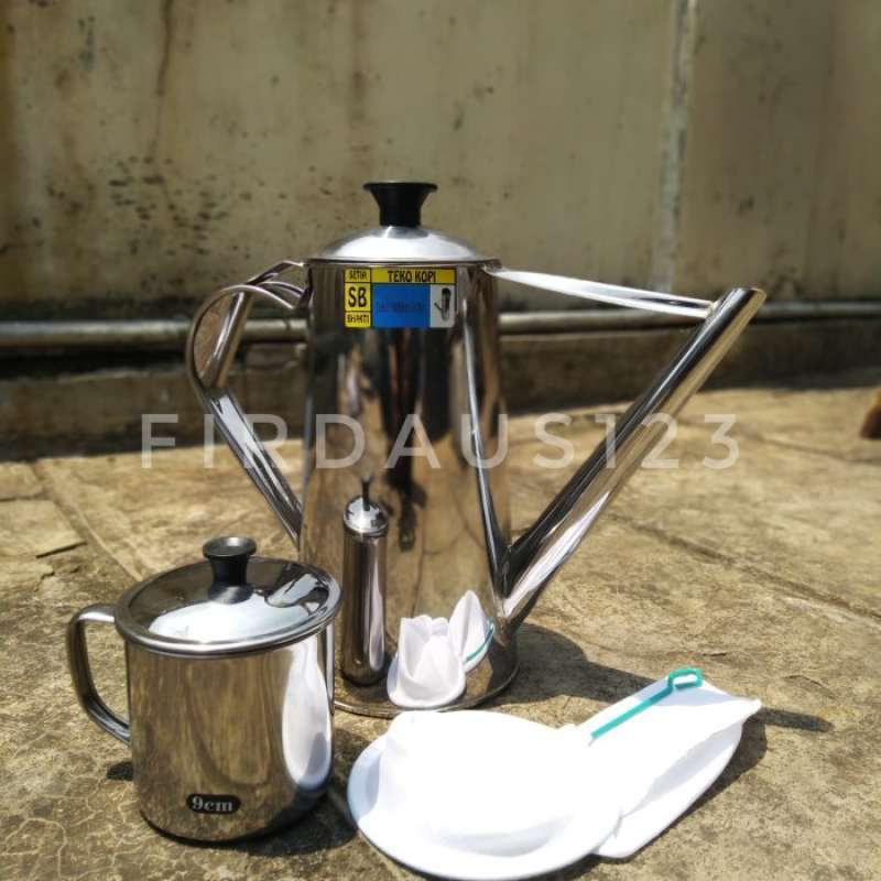 Promo Teko Set Teh Thai Tea | Teko Teh Tarik Dum Dum Stainless 2,5liter ...