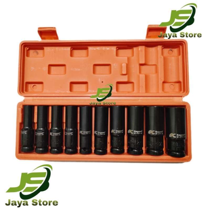 Promo Mata Socket Extenxion Impact Socket 10 Pcs 1/2 Inch Impact Kapusi ...