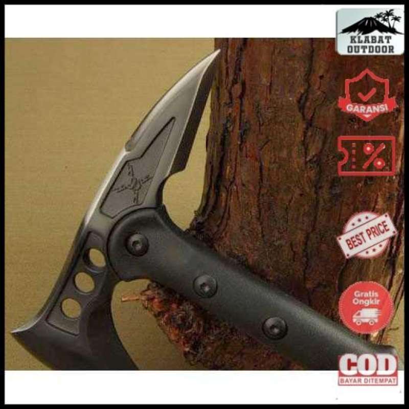 Promo Kapak Dual Blade Tomahawk Stainless Steel Portable Camping ...