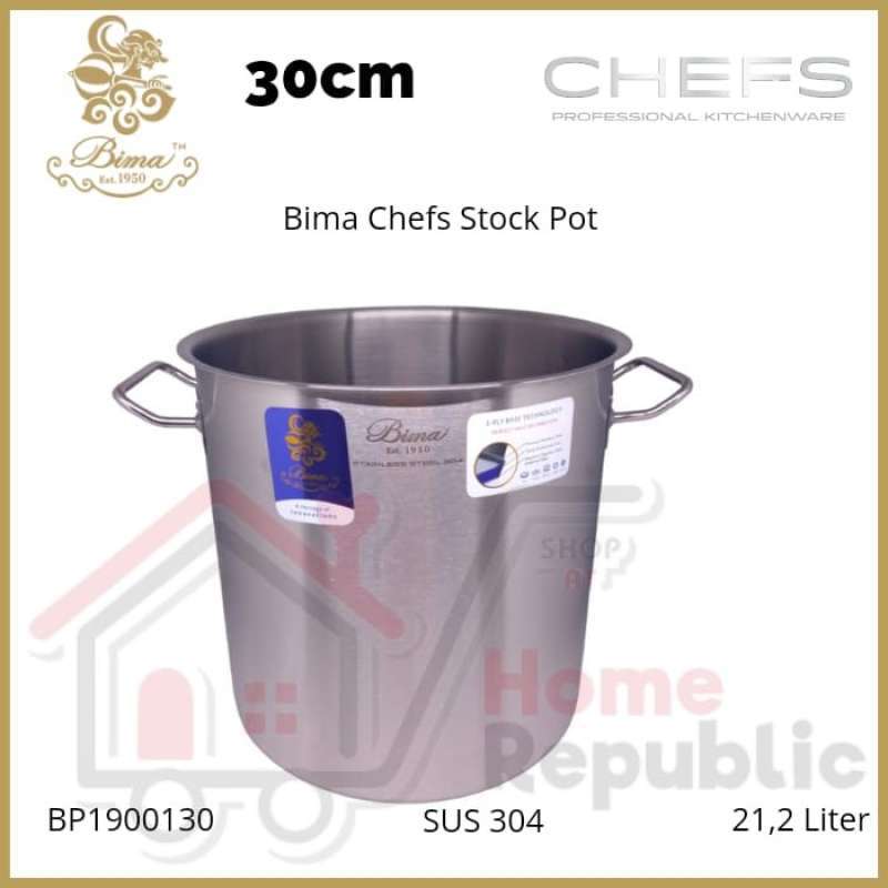 Promo Panci Bima Chefs Stockpot 30cm Sus304 Stock Pot Panci Tinggi ...