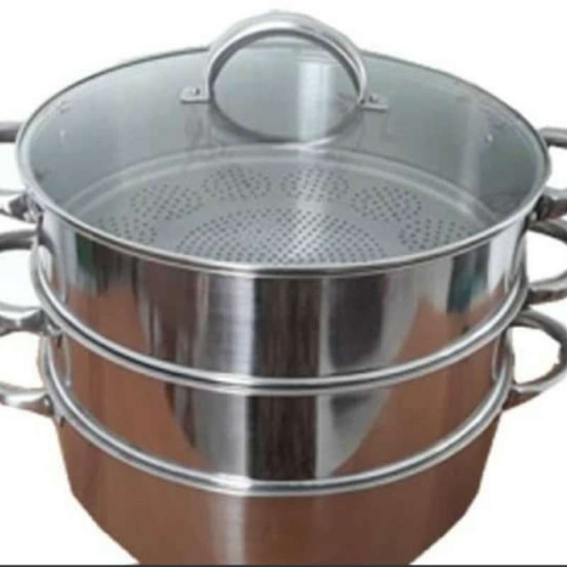 Promo Kalakat Susun 3/ Steamer Susun 3 Ukuran 40 Cm Diskon 23% Di ...