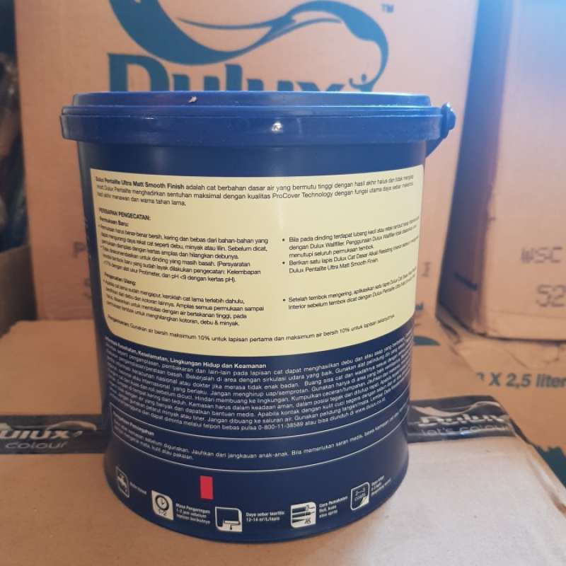 Promo Cat Dulux Pentalite Interior Butternut @2.5ltr Diskon 23% Di ...