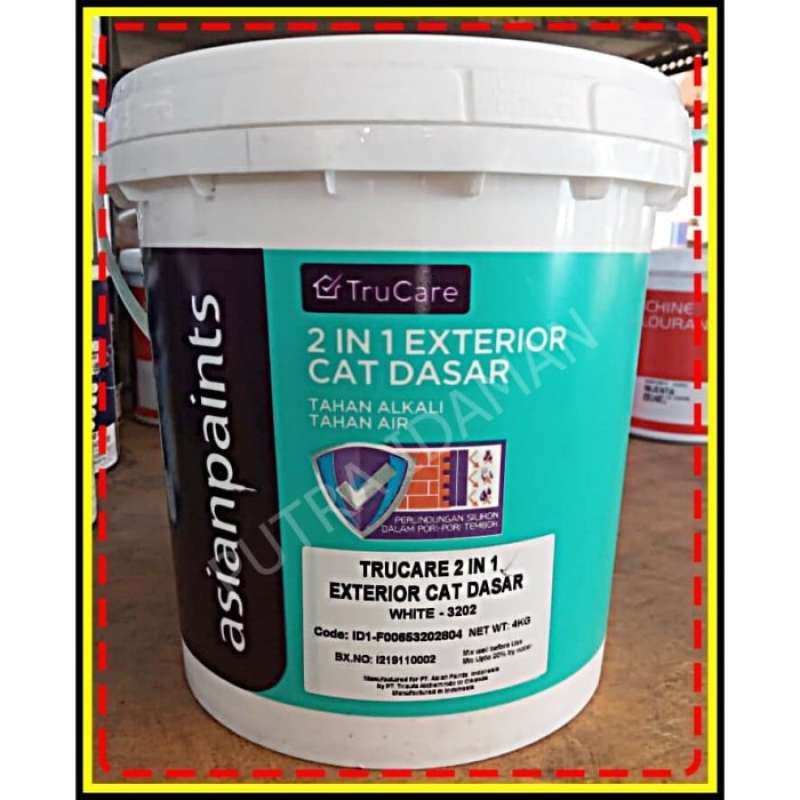 Promo Asian Paint Cat Dasar Exterior Trucare 2in1 Exterior 20kg Diskon ...