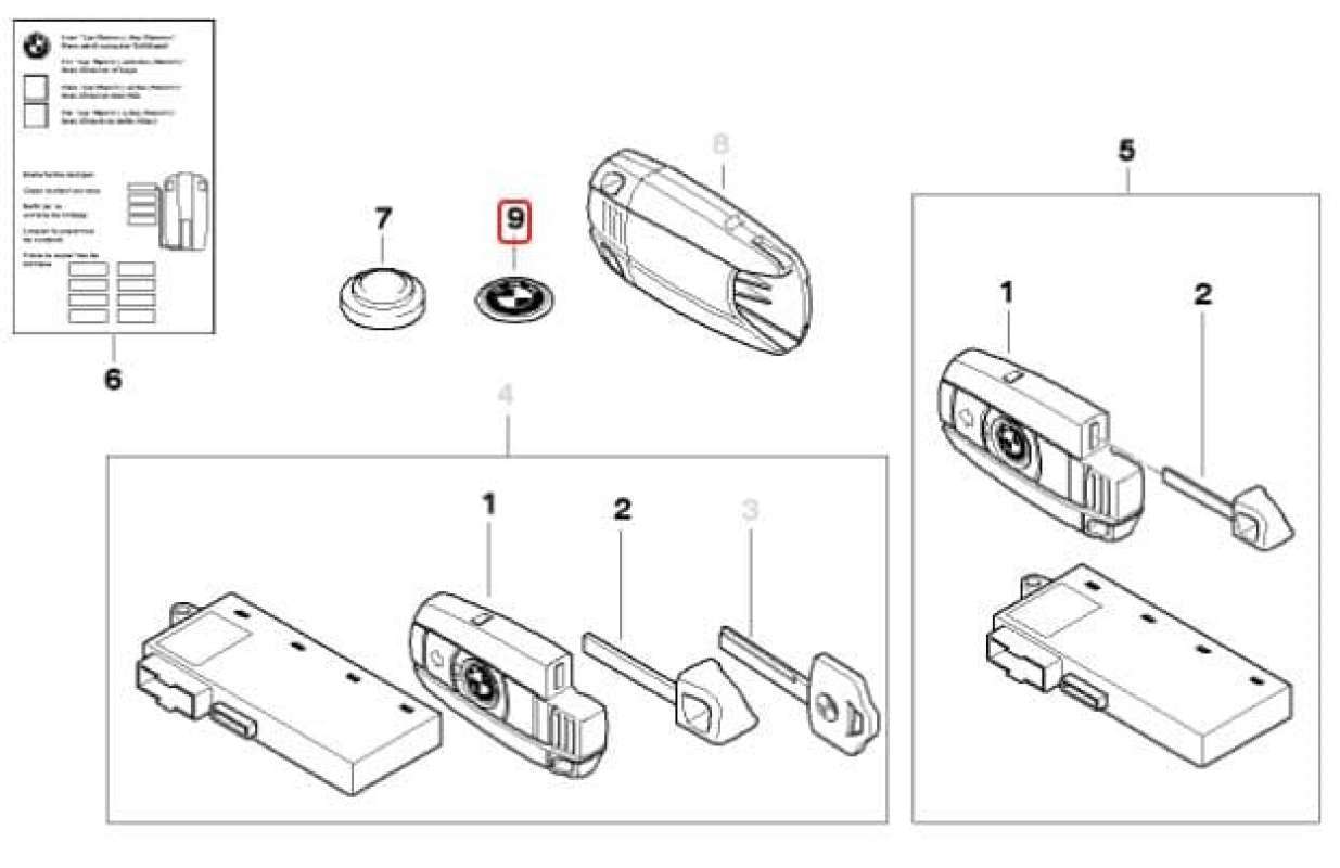 Promo Original Sticker Logo Bmw E81 E90 E60 E61 Untuk Kunci Model ...