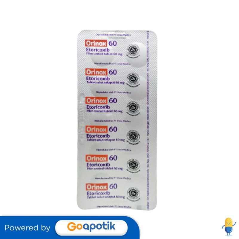 Jual Orinox 60 Mg Strip 10 Tablet Di Seller Apotek Dunia Farma Medika ...