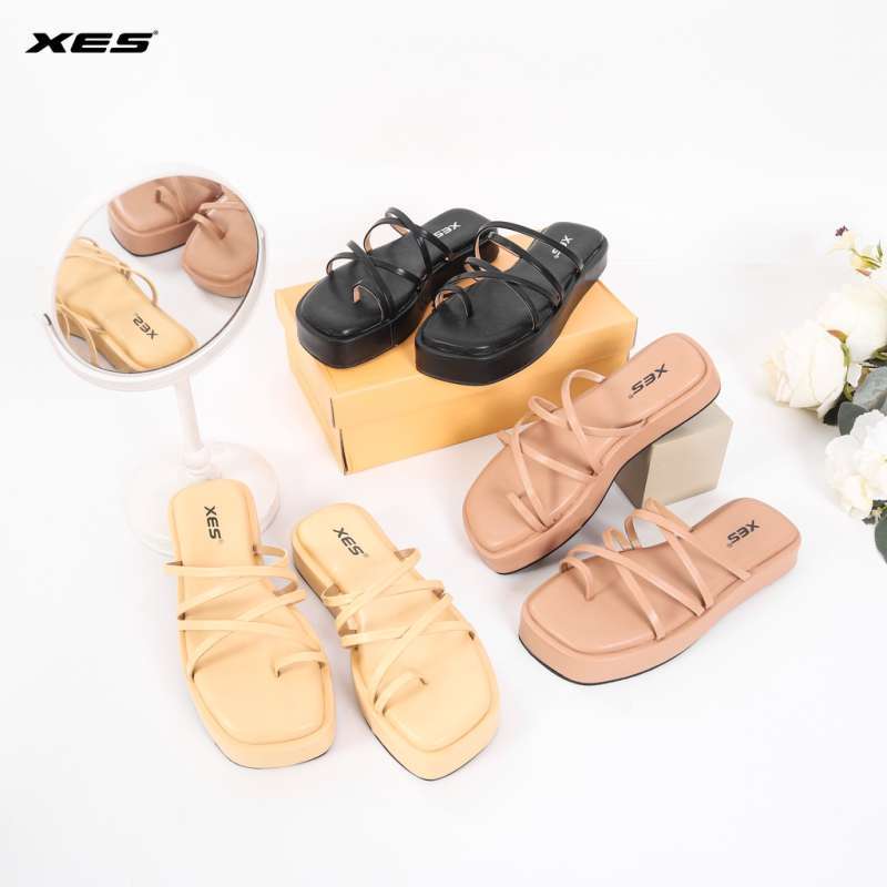 Promo Naomi / Sendal Wanita Kekinian / Sandal Slip Tali By Xes - Yellow ...