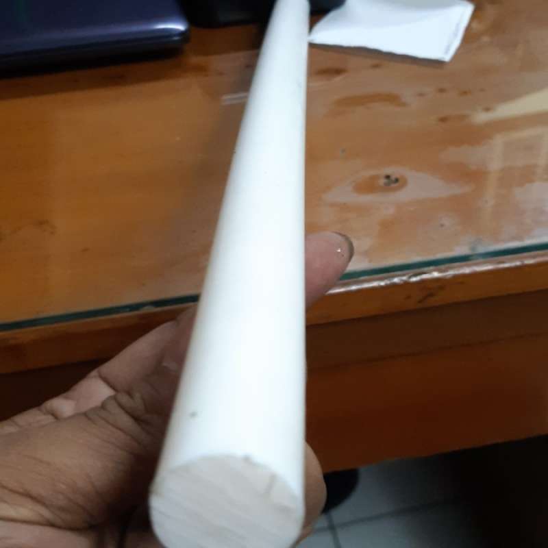 Promo Teflon Rod/teflon Batangan Tebal 12mm X Panjang 100cm Diskon 23% ...