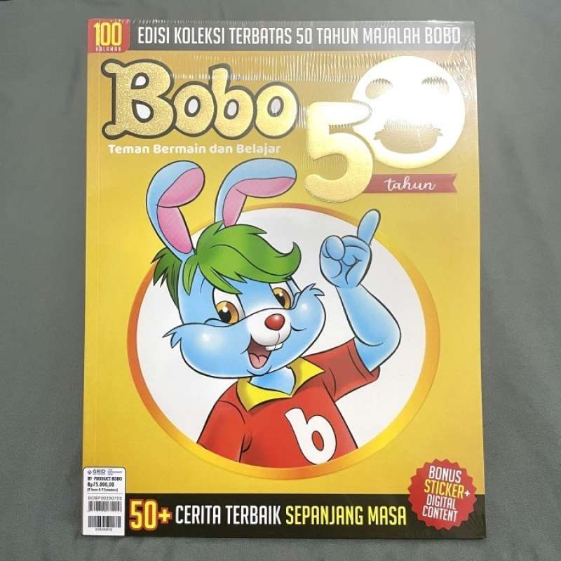 Jual (ready Stock) Majalah Bobo Edisi Koleksi Terbatas 50 Tahun Siap Kirim Di Seller Rumix ...