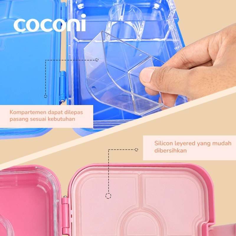 Jual Coconi Bento-go Yummy Lunch Box | Bento Box Kotak Makan Anak ...