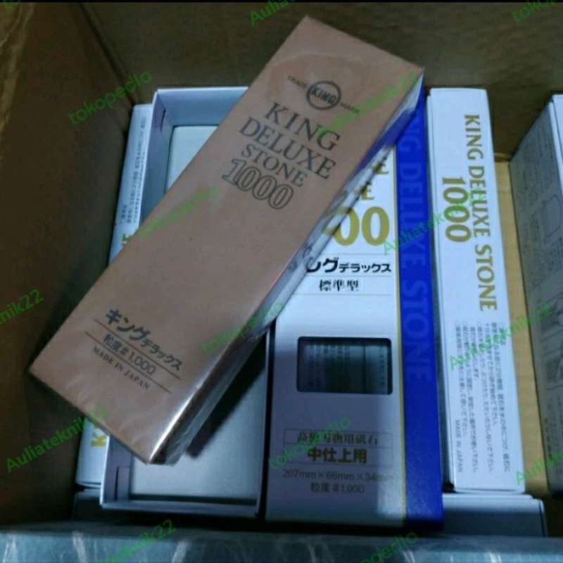 Promo King Deluxe Batu Asahan Pisau Grit 1000 Sharpening Stone Trade Diskon 23% Di Seller ...