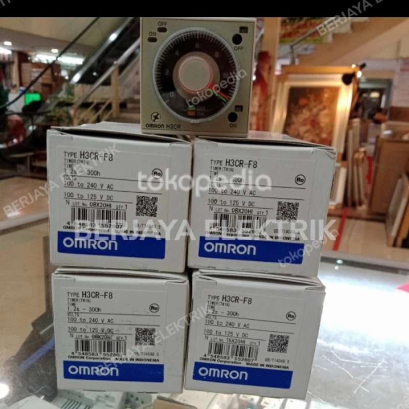 Promo Timer Twin Omron H3cr F8 8pin 220v 2 Jarum Original Diskon 23 Di