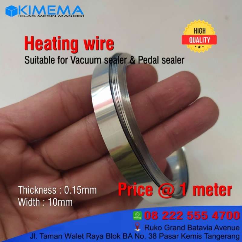 Promo Meteran Element Plat Pemanas 10mm Heating Plate Vacuum Sealer ...