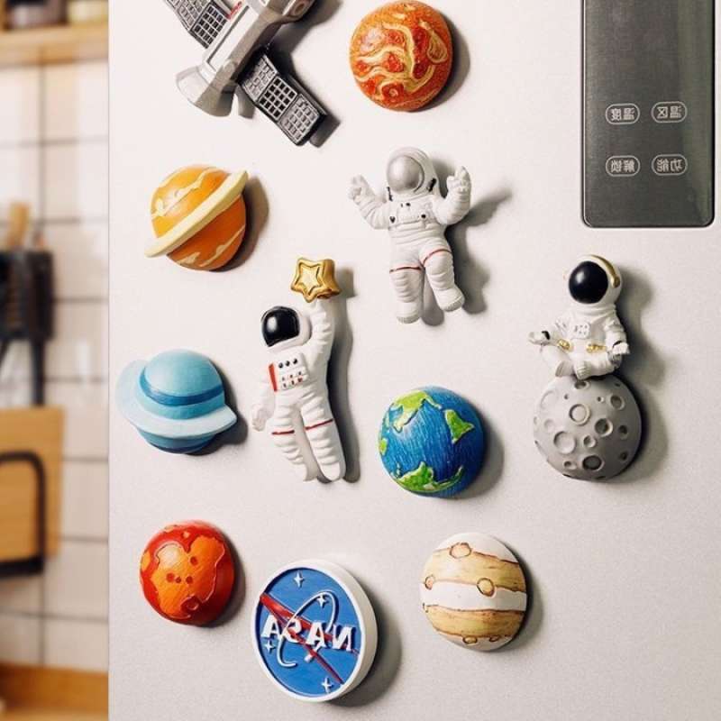 Jual Tempelan Kulkas Magnetik Dekorasi Koleksi Astronot Nasa Fridge ...