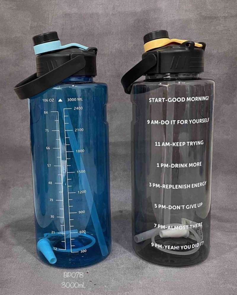 Jual Botol Air Minum Jumbo 3 Liter Food Grade Bpa Free - Bp078 Di ...