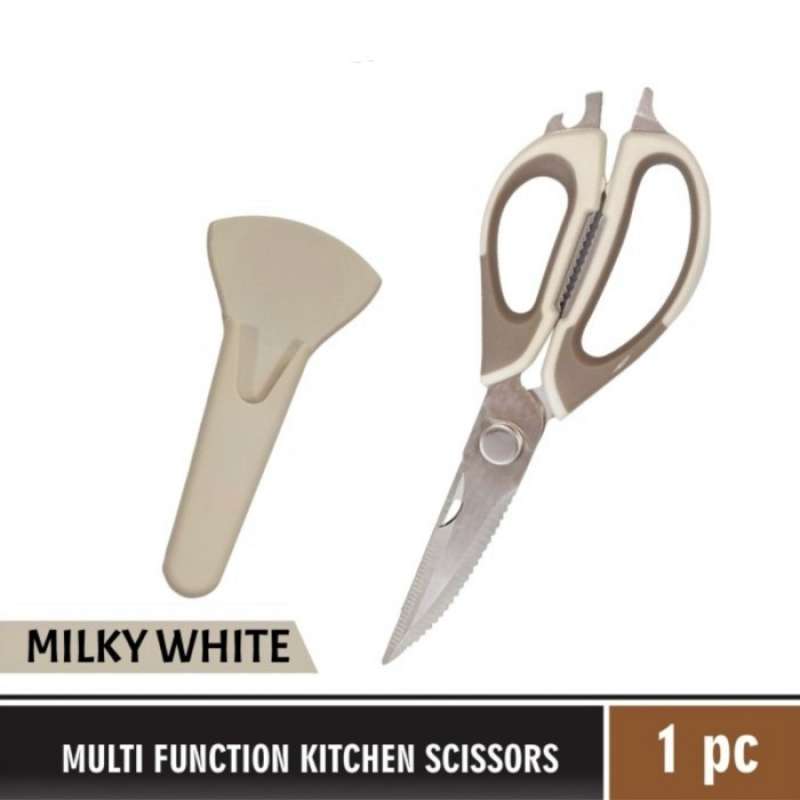 Jual Gunting Dapur Stainless Dengan Cover Magnet Multifungsi Dan ...