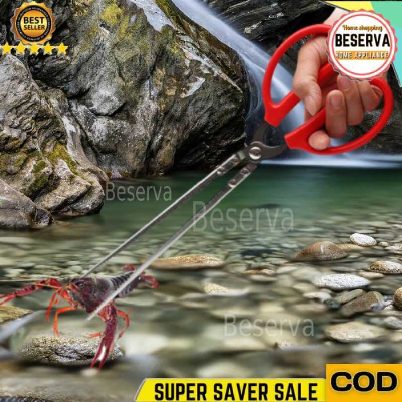 Jual Gunting Capit Kepiting Penjepit Ikan Capitan Belut Pengambil Sampah Di Seller Consume ...