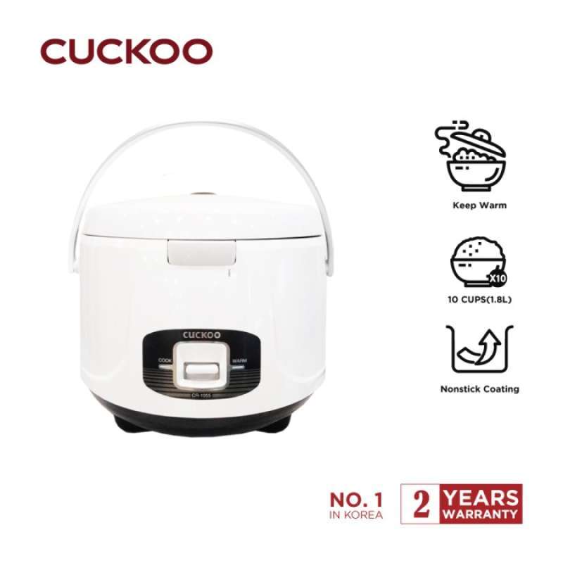 Promo Baru Cuckoo Cr-1055 Made In Korea Black/red Terbaru Diskon 19% Di ...