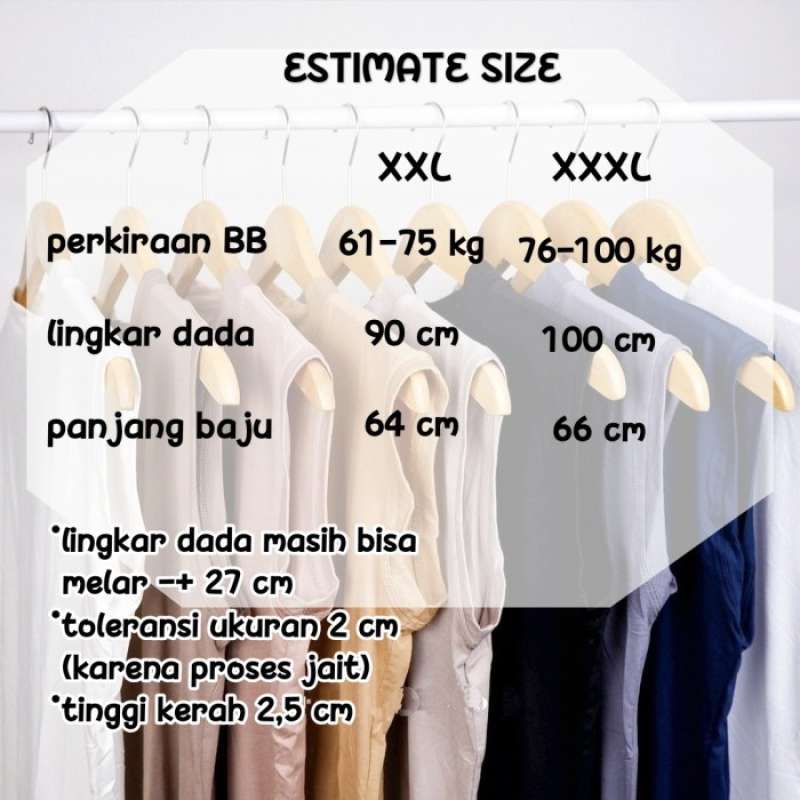 Jual Manset Inner Lekbong Jumbo Kutung Tanpa Lengan Bahan Spandek Rayon ...