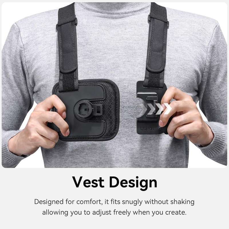 Jual Ulanzi Cm028 Chest Strap Magnetic Mount For Action Cam ...