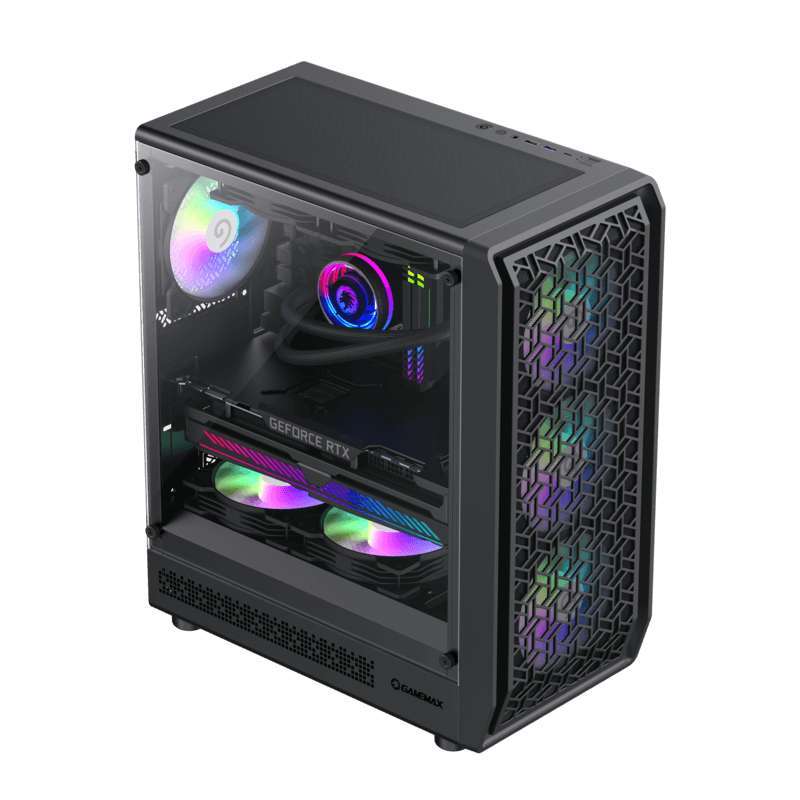 Jual Gamemax Forge Mb + 4x Argb Fan | Pc Casing Micro Atx | Cpu Pc Case ...