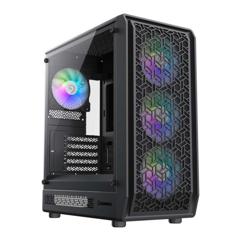 Jual Gamemax Forge Mb + 4x Argb Fan | Pc Casing Micro Atx | Cpu Pc Case ...