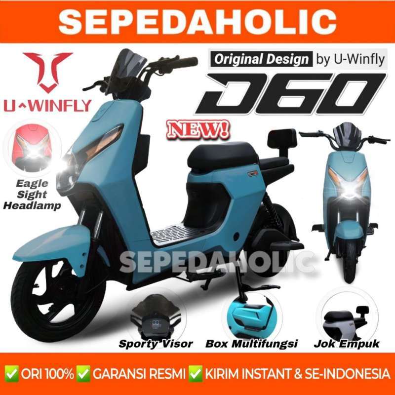 Promo Sepeda Listrik Uwinfly D60 New Design 450 Watt Electric E Bike Diskon 10% Di Seller ...