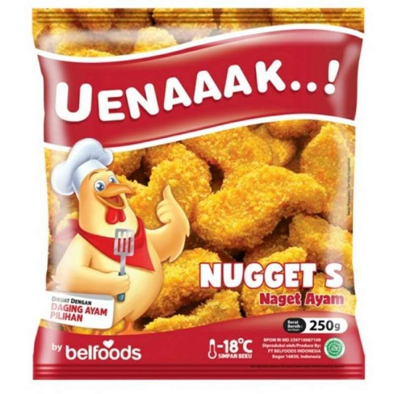 Jual Nugget Belfoods Uenaaak | Chicken Nugget Uenaaak 500gr Coin Nugget ...
