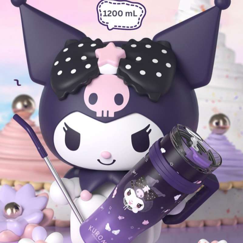 Jual Botol Minum Termos Tumbler Karakter Sanrio Anak 304 Stainless Steel 1200 Ml Cinnamoroll ...