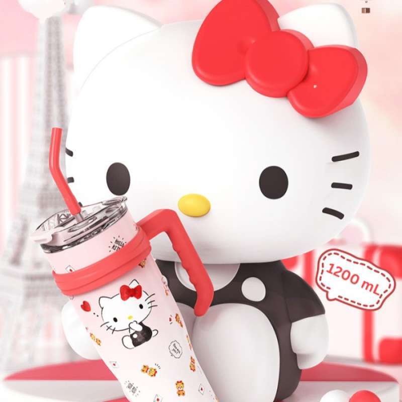 Jual Botol Minum Termos Tumbler Karakter Sanrio Anak 304 Stainless Steel 1200 Ml Cinnamoroll ...