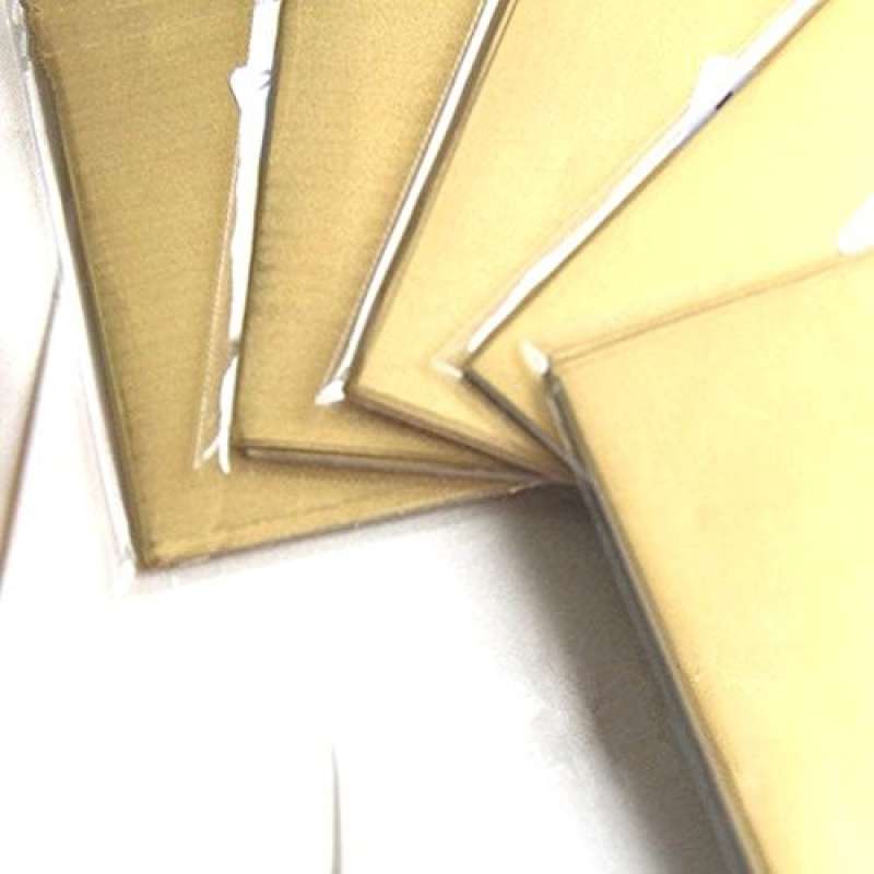 Jual 300 Pieces 4 Inch Square Golden Aluminium Foil Candy Wrappers Di ...