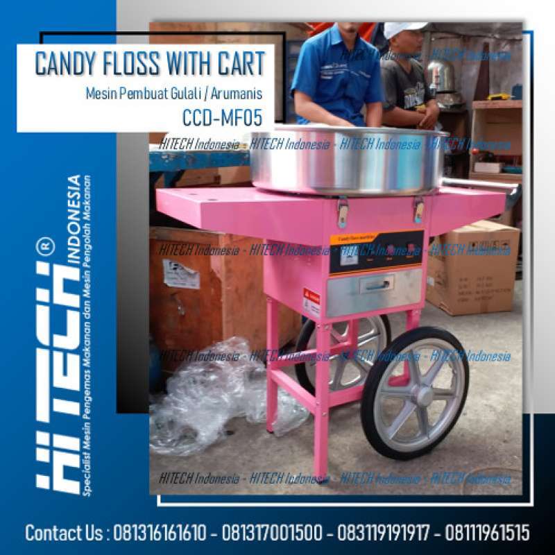 Jual Candy Floss Cotton Candy Fomac Ccd-mf05 Mesin Arum Manis Gulali Cart Di Seller Consume ...