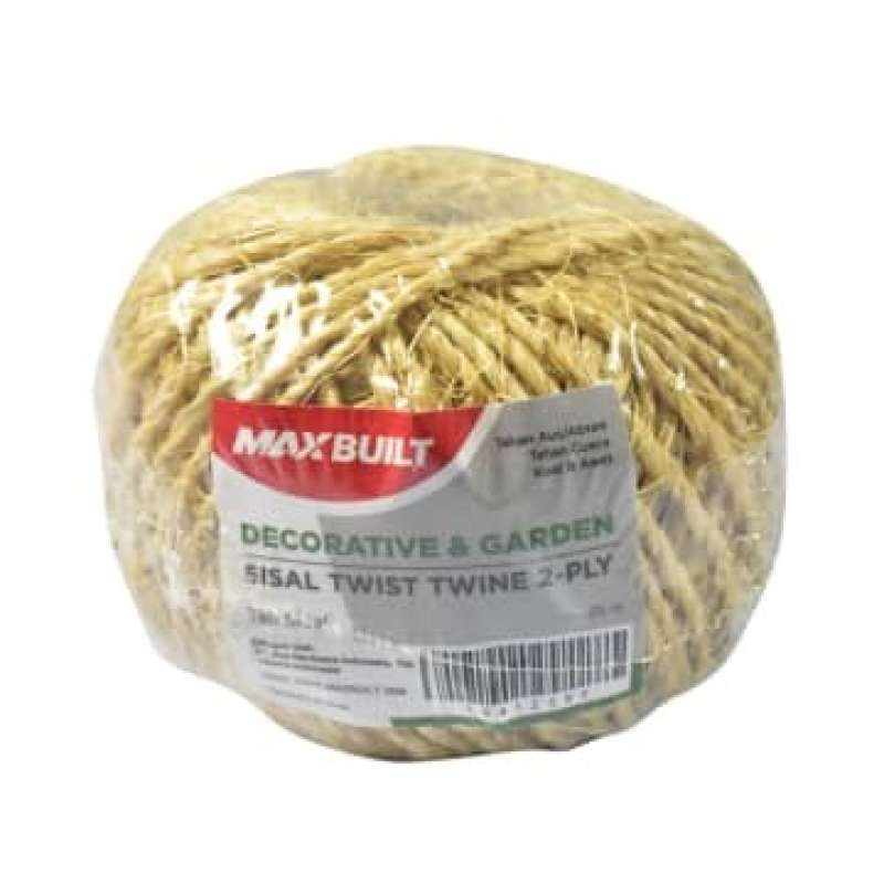 Jual Tali Sisal Max Built Sisal Twist Twine 2 Ply Panjang 35 Meter Di ...