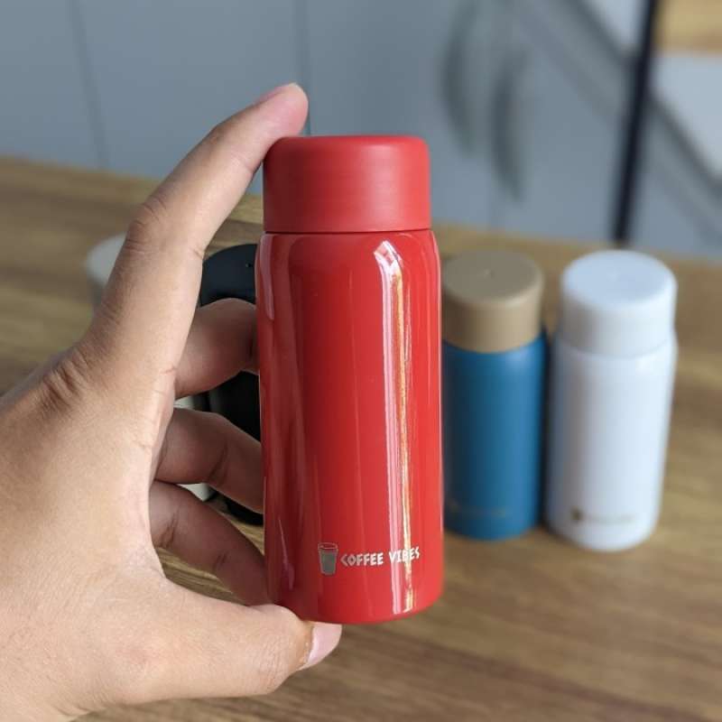 Jual Termos Kecil Mini 150 Ml Bisa Dikantongi Ada Saringannya. Hot Dan ...