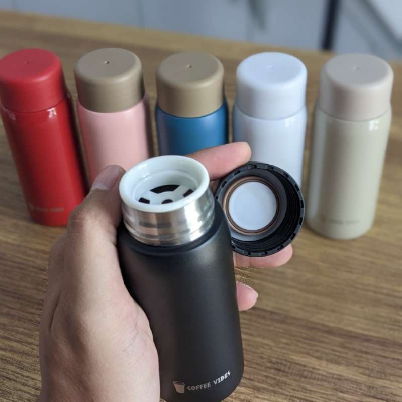 Jual Termos Kecil Mini 150 Ml Bisa Dikantongi Ada Saringannya. Hot Dan ...