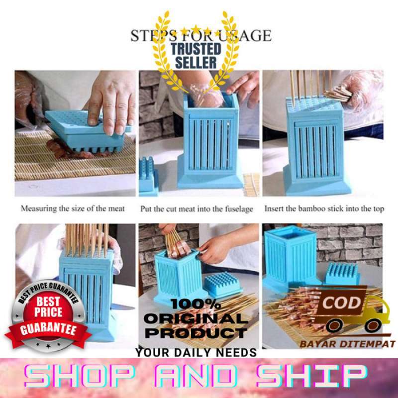 Jual Alat Kotak Tusuk Menusuk Pembuat Membuat Tusukan Sate Satay Skewer ...