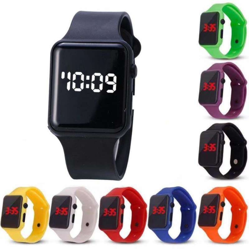 Jual Jam Tangan Led Digital Fashion Kisd&teenager ( Remaja ) Watch ...