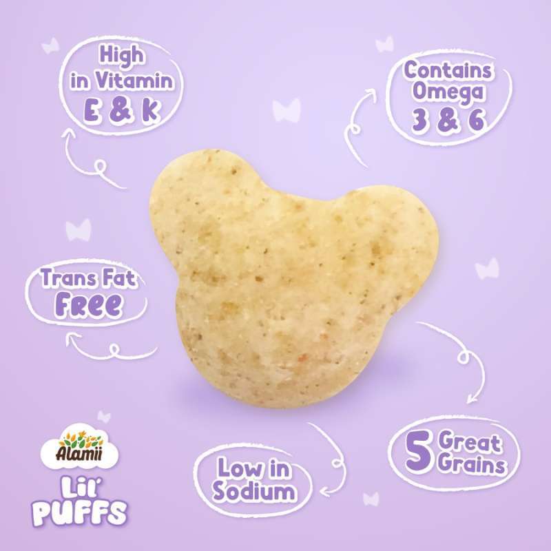 Jual Alamii Lil' Puffs Disney Edition Veggie Garden 30g (3 Packs X 10g ...